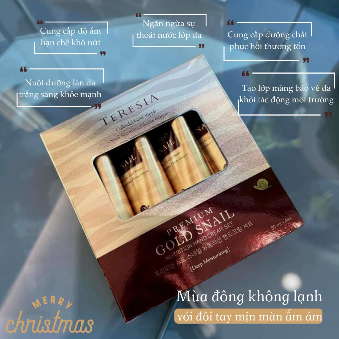 Kem dưỡng da tay chiết xuất tinh chất ốc sên Teresia - Hải Yến Cosmetic