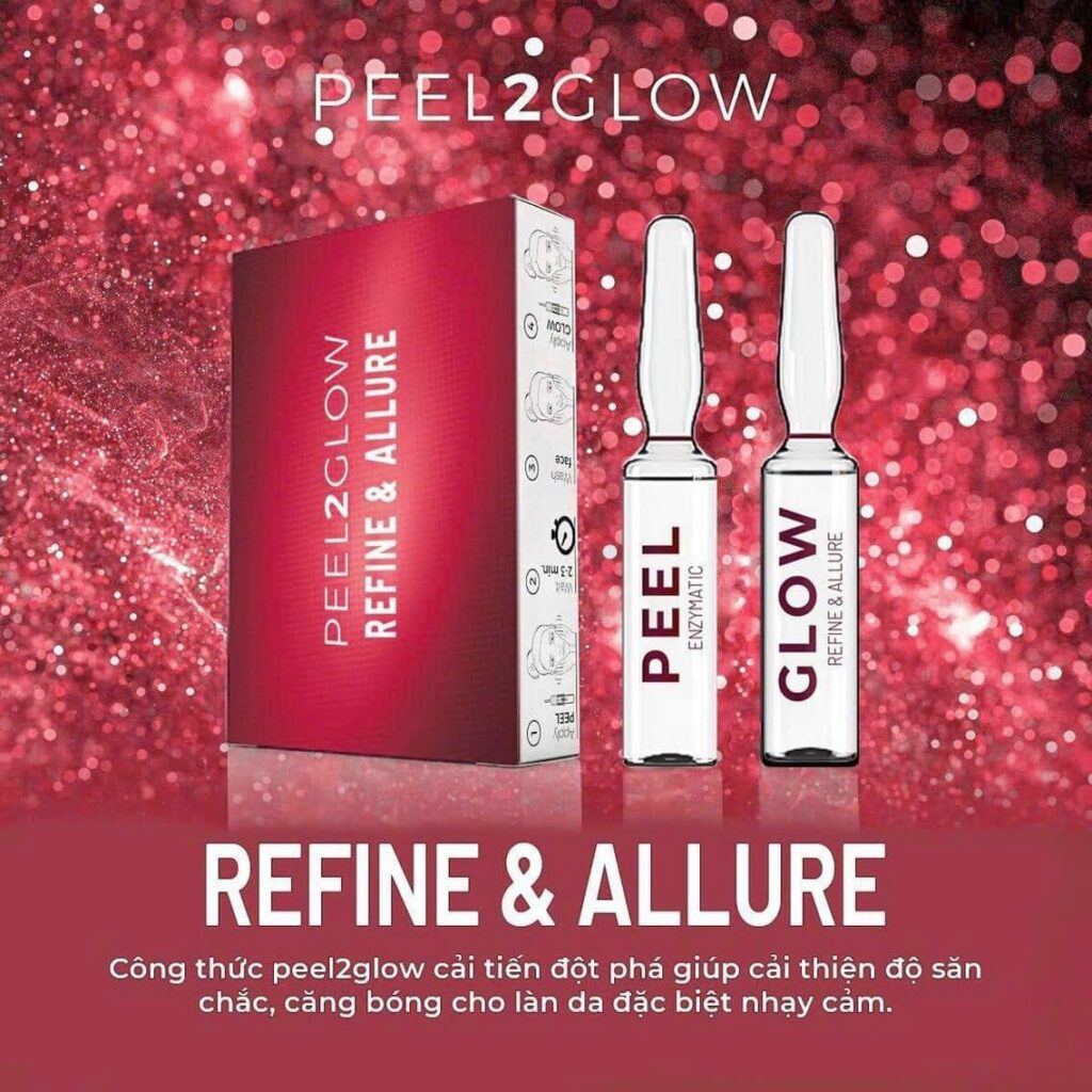 Peel da không bong tróc căng bóng PEE2GLOW REFINE & ALLURE peel da thế ...