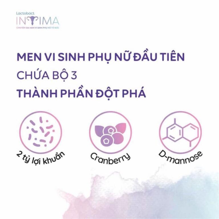 Viên uống men vi sinh phụ nữ Lactobact Intima Đức - Hải Yến Cosmetic