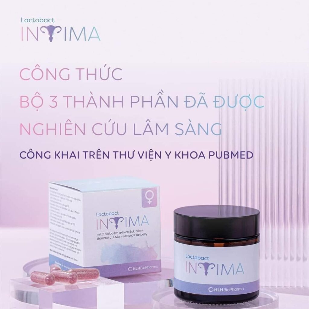 Viên uống men vi sinh phụ nữ Lactobact Intima Đức - Hải Yến Cosmetic